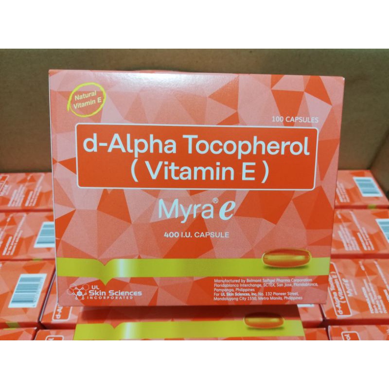 Myra e 400 iu cap 100s | Shopee Philippines