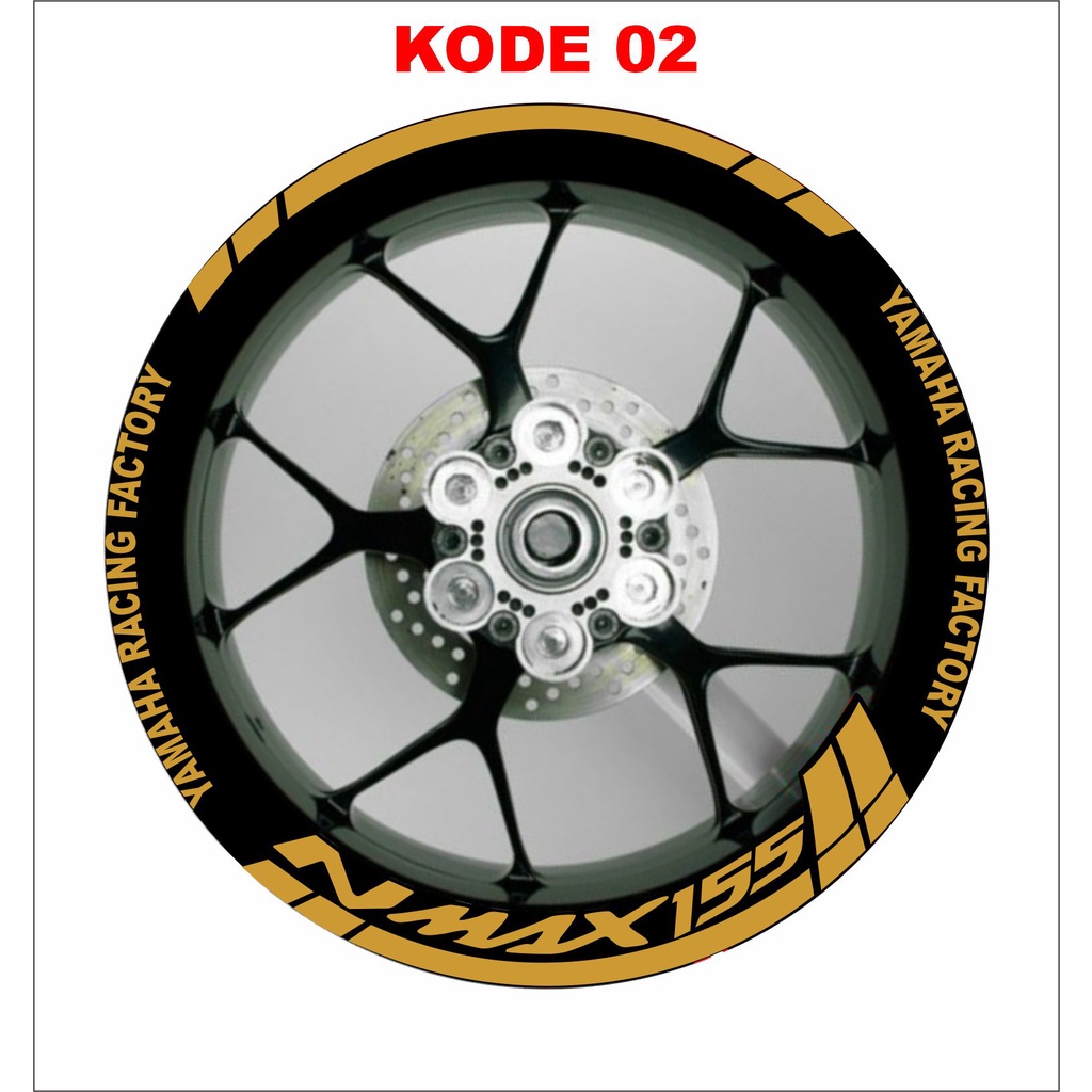 Sticker cutting for nmax rims, yamaha nmax all new 155 nmax old rims ...