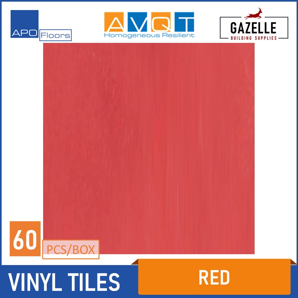 Apo Floor Vinyl Tiles AVQT (18 Colors Available) 1.3mm 60pcs / Box 11 ...