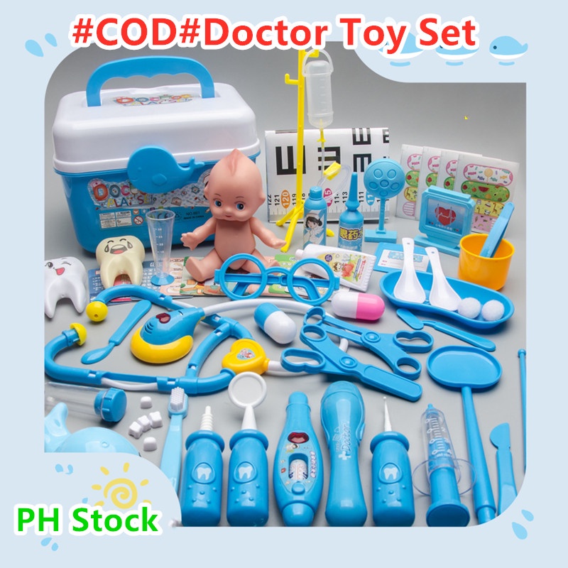Doctor Toy Set Play House Role Play Toys Medical Box Simulation ...