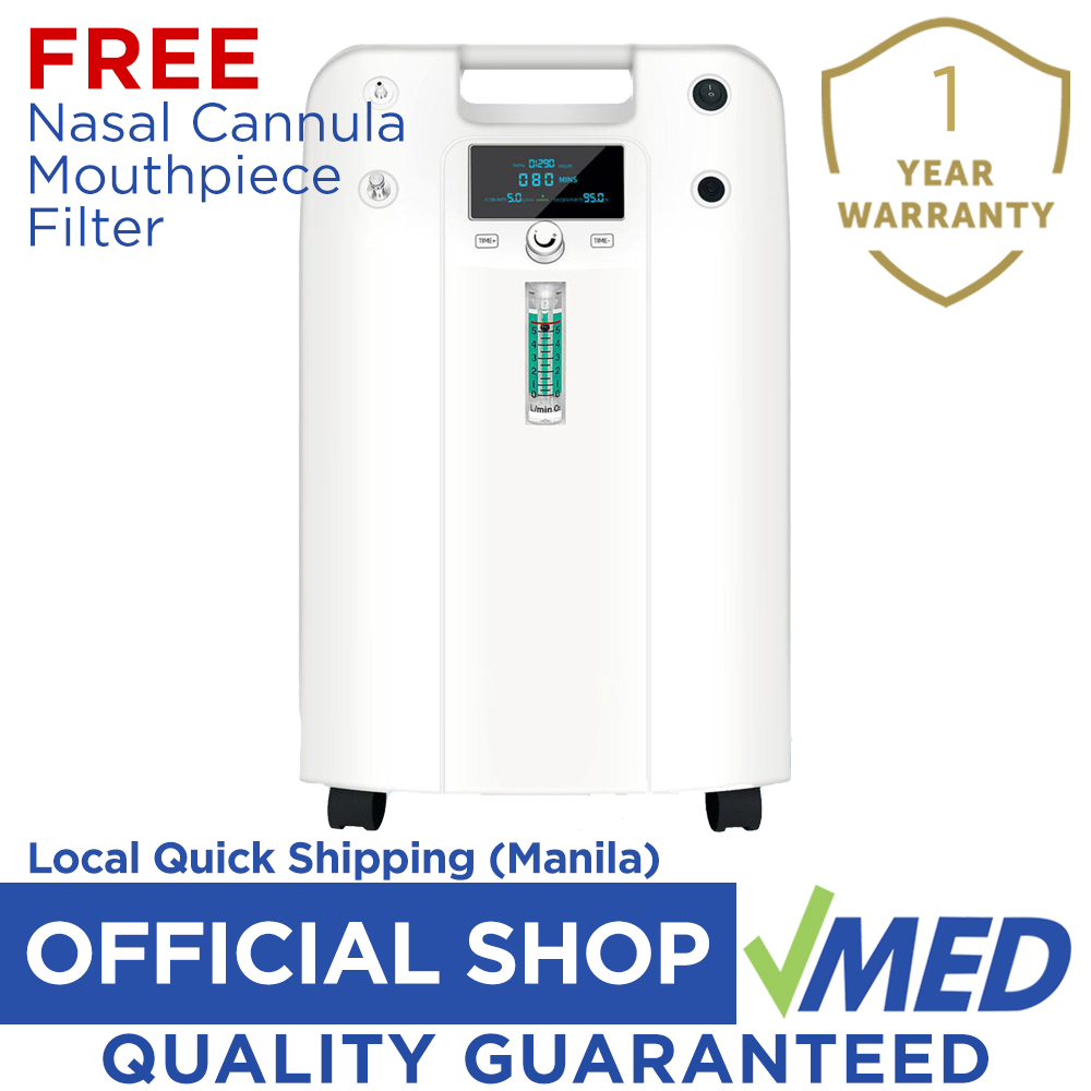 VMED 5L Oxygen Concentrator Generator With Nebulizer Function | Shopee ...