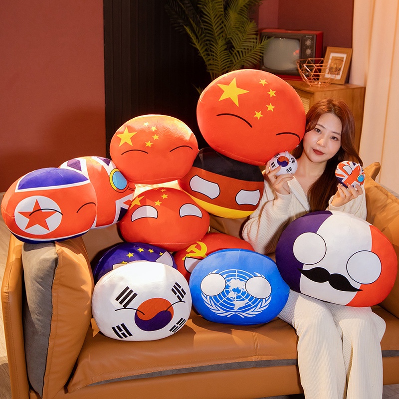30CM Polandball Plush Toys Stuffed Dolls Anime World Countryball ...
