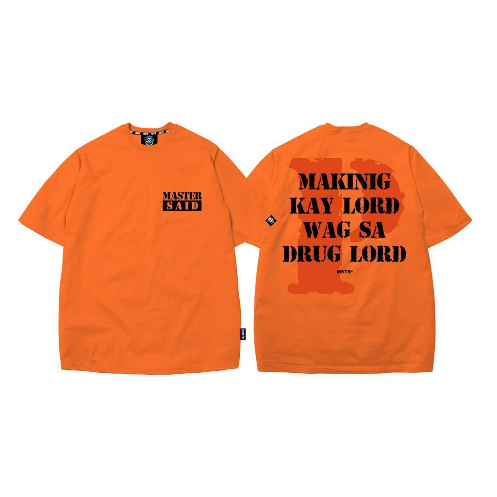 MSTR CO. - MASTER SAID COLLECTION "LISTEN" Men T-Shirt (Orange ...