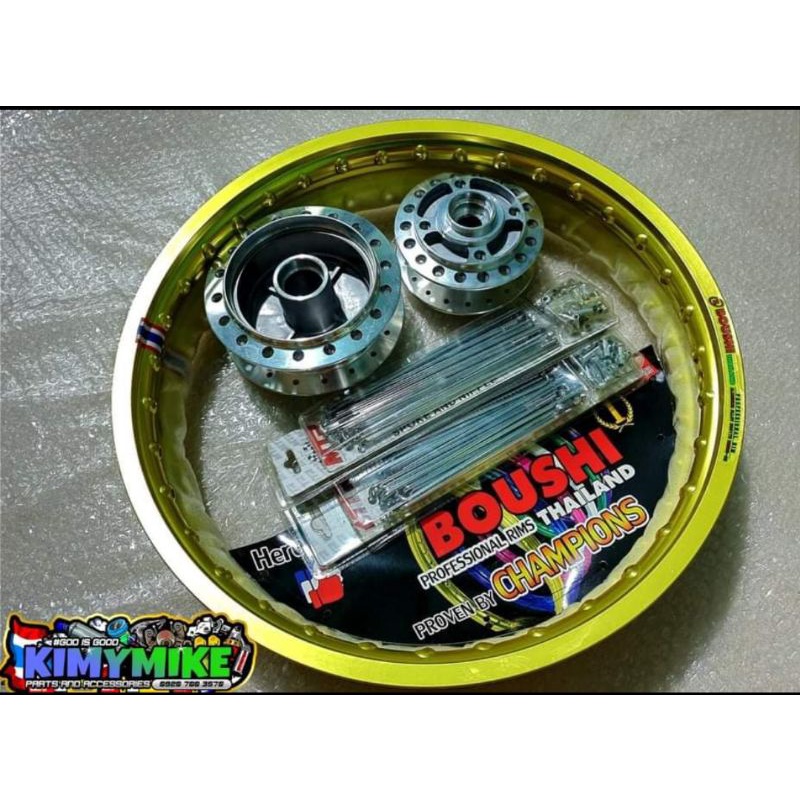 RIMSET FOR SMASH AND RAIDER J (DISC BRAKE) | Shopee Philippines