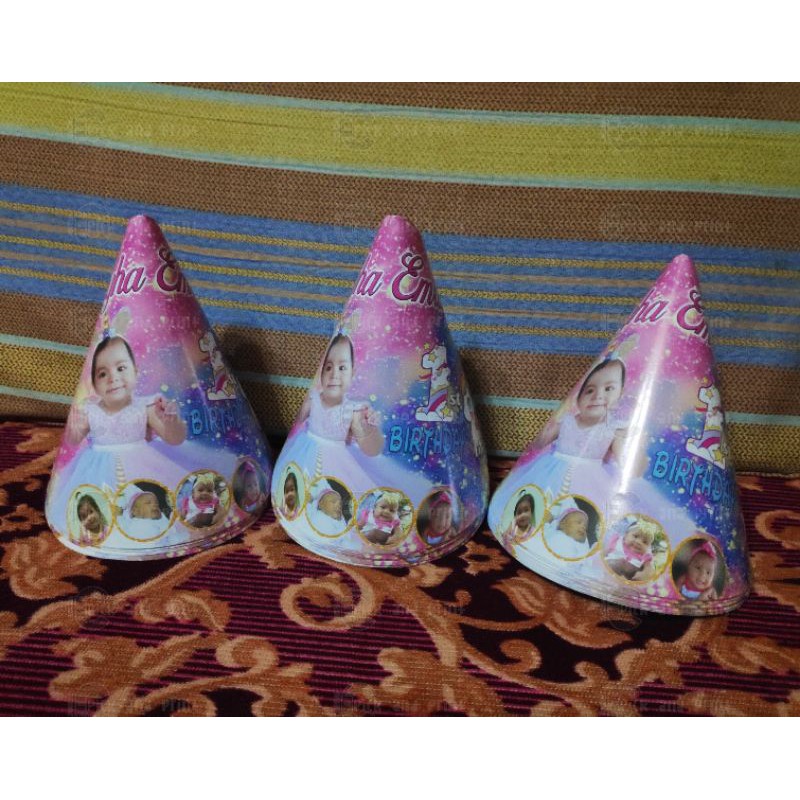 PERSONALIZED/CUSTOMIZED PARTY HAT - customized design (picture and any ...