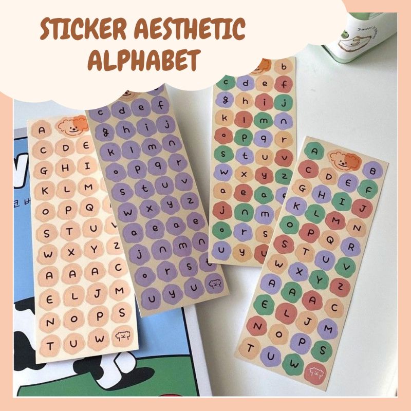 Aesthetic Letter Sticker Aesthetic Sticker Alphabet Aesthetic Sticker ...