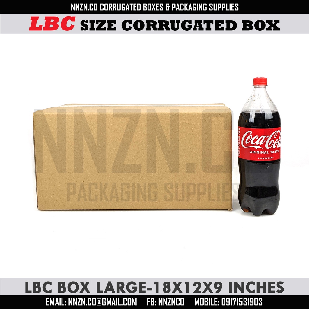 NNZN LBC Express Sizes Corrugated Cargo Shipping Boxes Packaging RSC ...