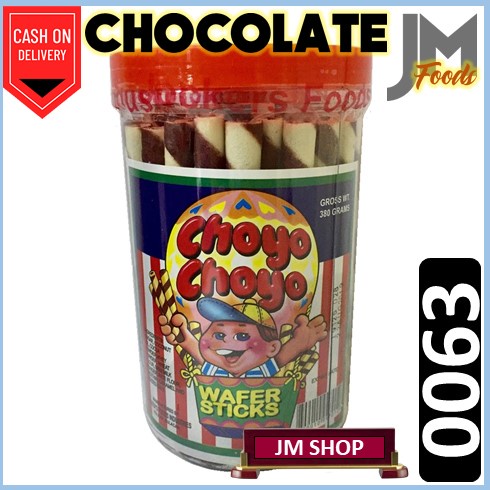 0063 Choyo-Choyo Wafer Stickss 380 Grams | Chocolate Wafer | Shopee ...