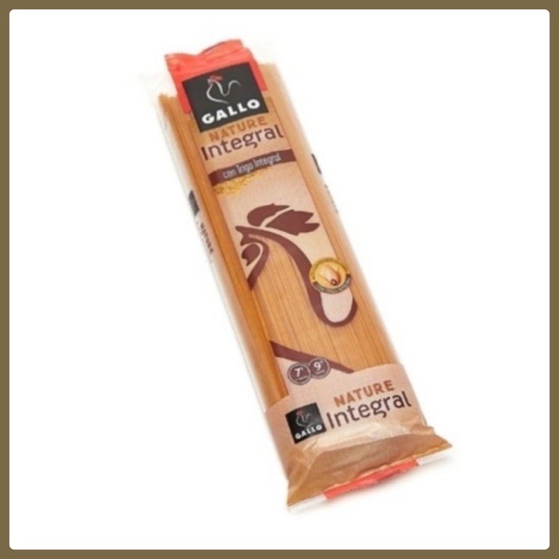 Gallo Nature Integral Whole Wheat Spaghetti 500g (Made in Spain ...
