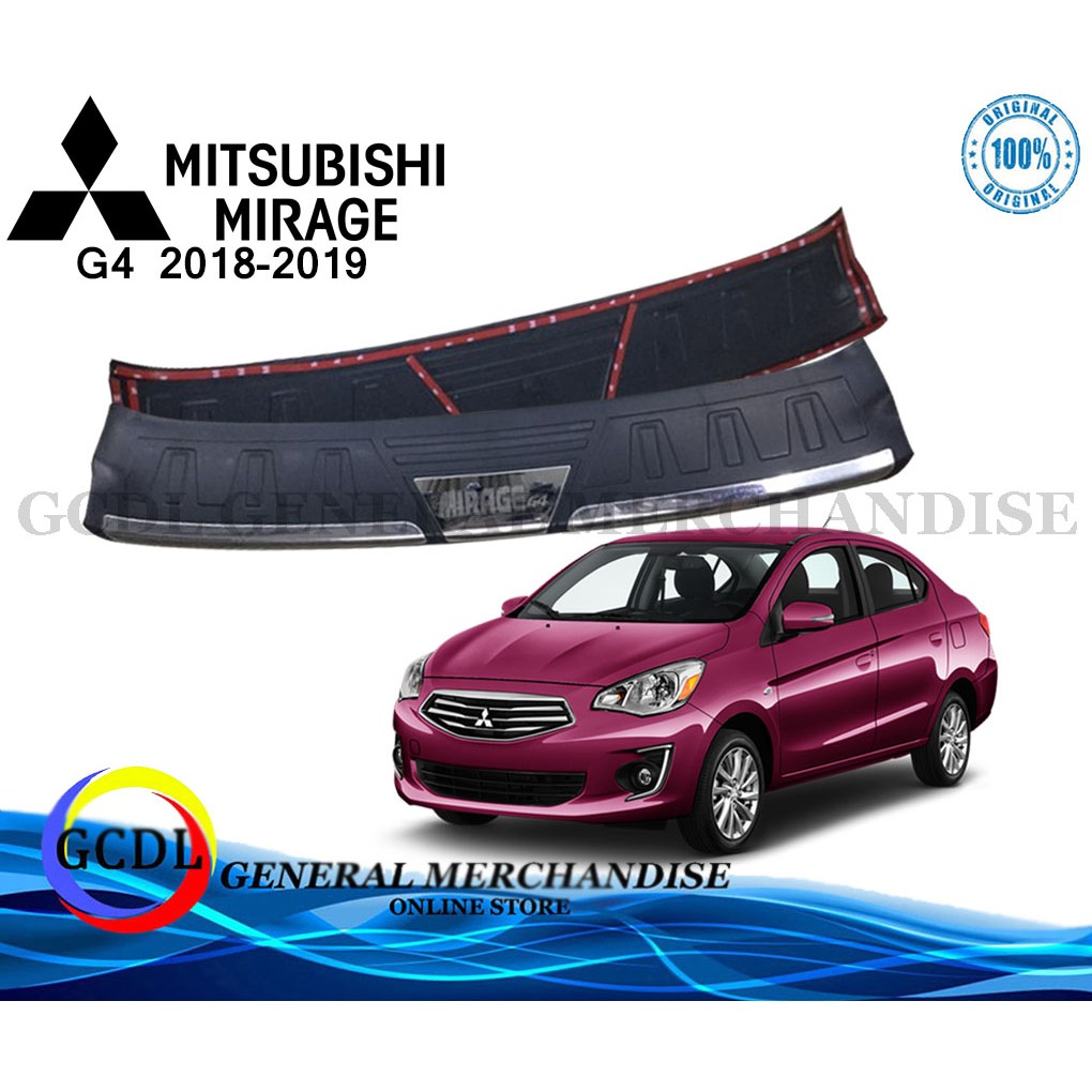 Mirage G4 2018-2019 Rear Bumper Guard | Shopee Philippines