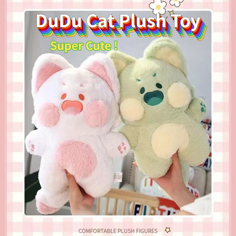 New Internet Celebrity！50/90cm Cute Kitten DuDu Cat Plush Doll Toy ...