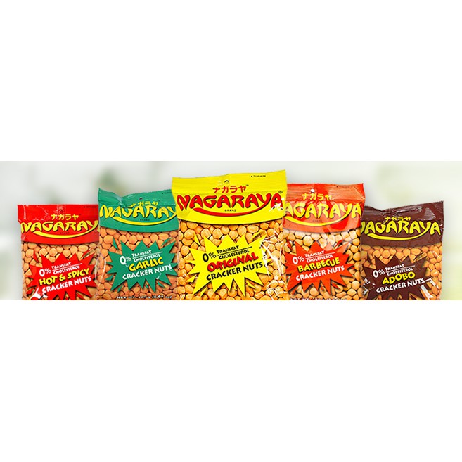 Nagaraya Cracker Nuts 160 / 80 / 10grams - Original, Hot&Spicy, Adobo ...