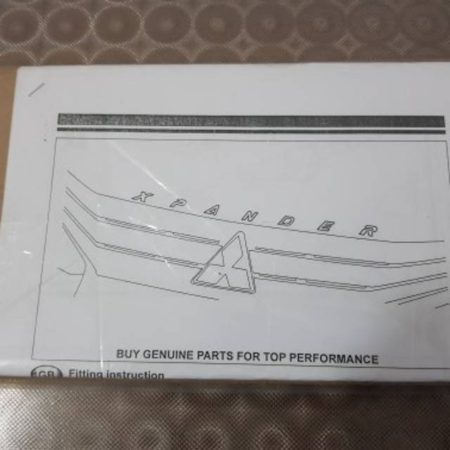 Engine Hood Emblem Xpander / Chrome Xpander Logo / Xpander Logo Engine ...