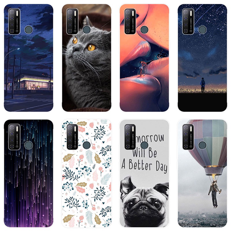 Tecno Pouvoir 4 Case Soft TPU Silicone Tecno Pouvoir 4 Pro Pouvoir4 ...