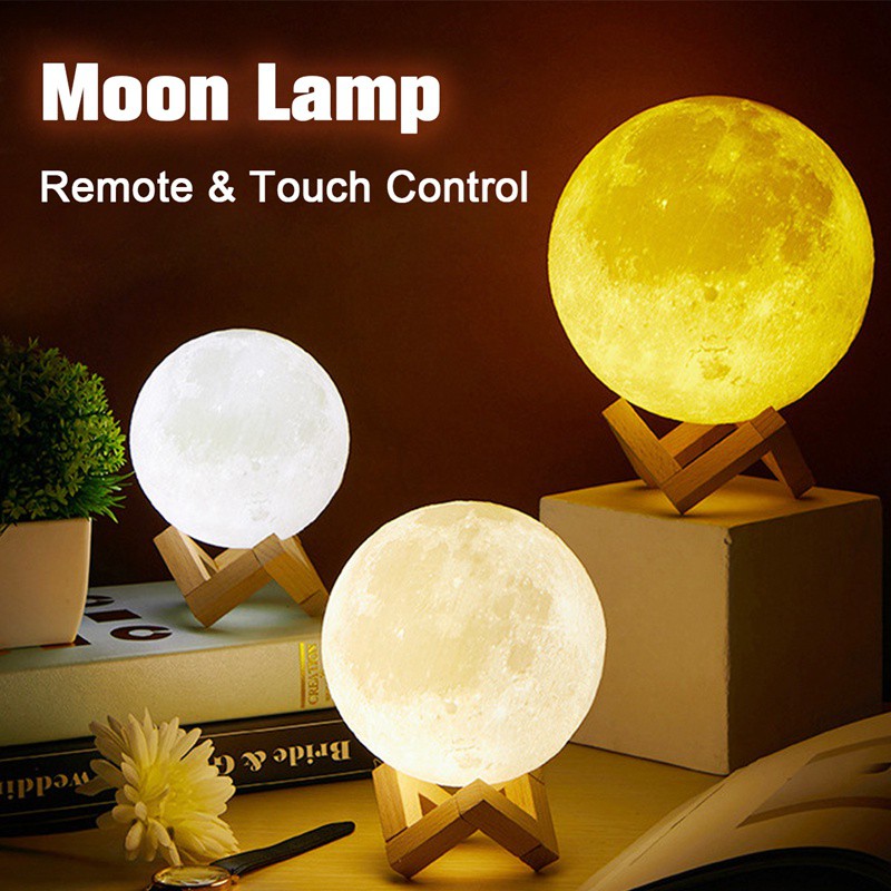 16 Colour Moon Lamp Touch Sensor Galaxy Lamp USB Night Light Kids ...