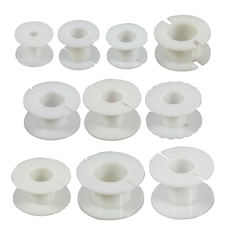 EV 10PCS Plastic Round Bobbin Wire Coil Frame Skeleton Inductor Winding ...