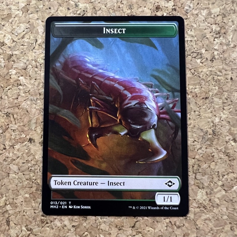 INSECT TOKEN | MH3 MH2 MODERN HORIZONS 2 | MTG MAGIC THE GATHERING ...