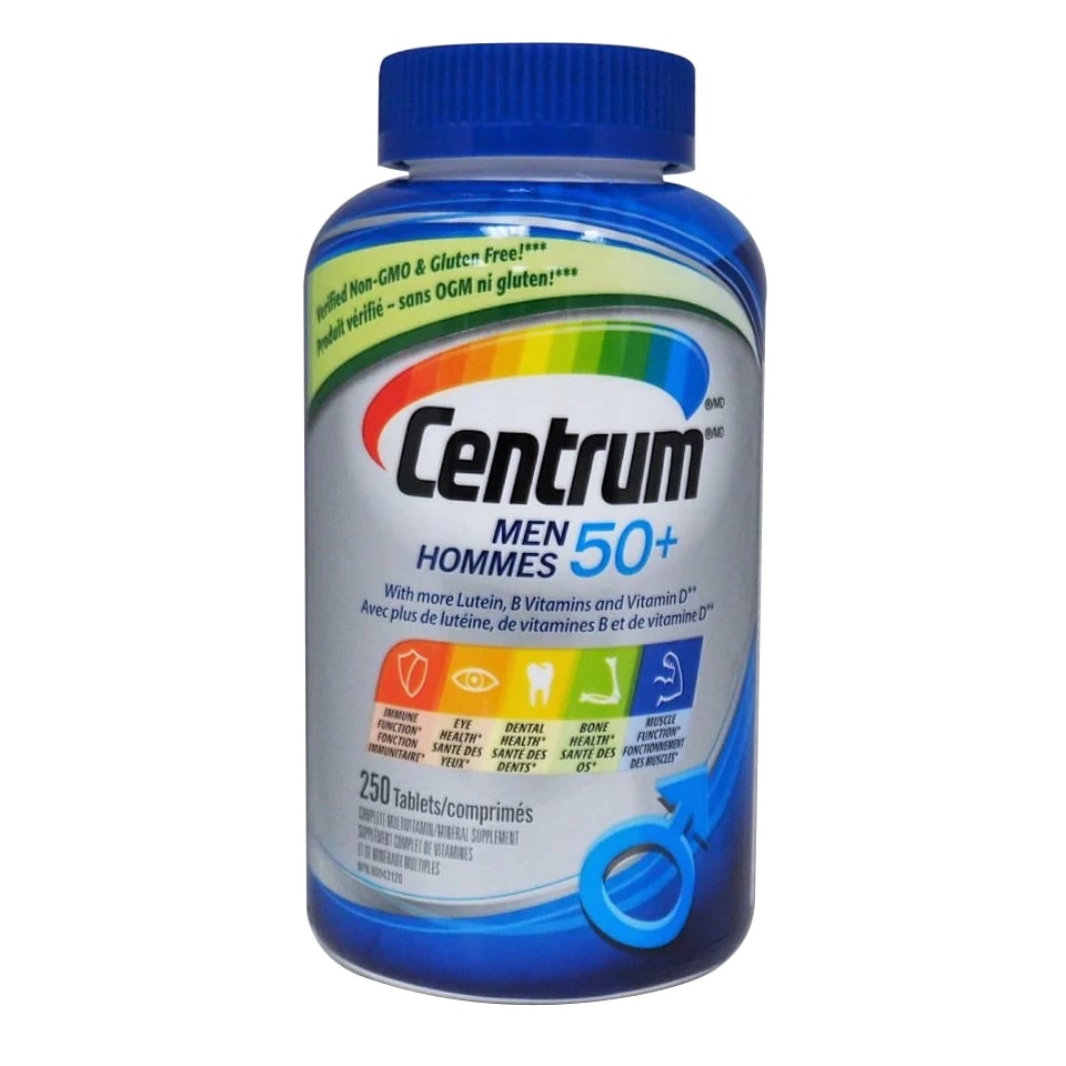 Centrum Silver Multivitamins for Men / Women 50+ (09/2023 expiry), 250 ...
