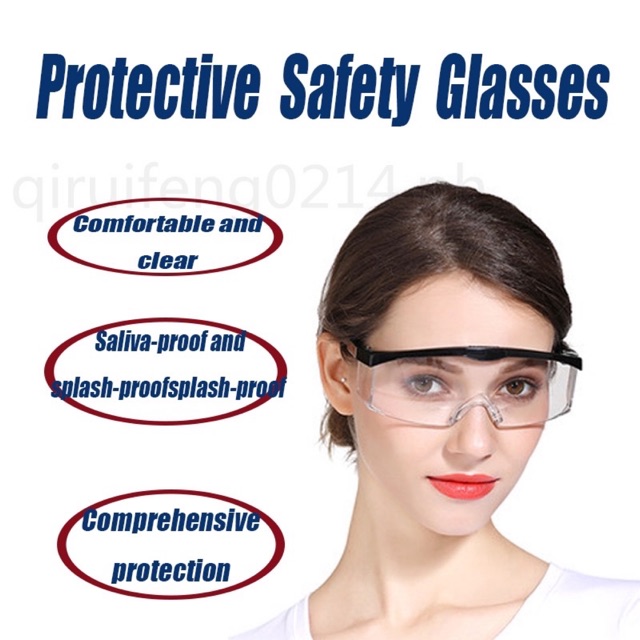 [Maii] Protection Transparent Safety Goggles Eyes Shield Glasses Anti ...
