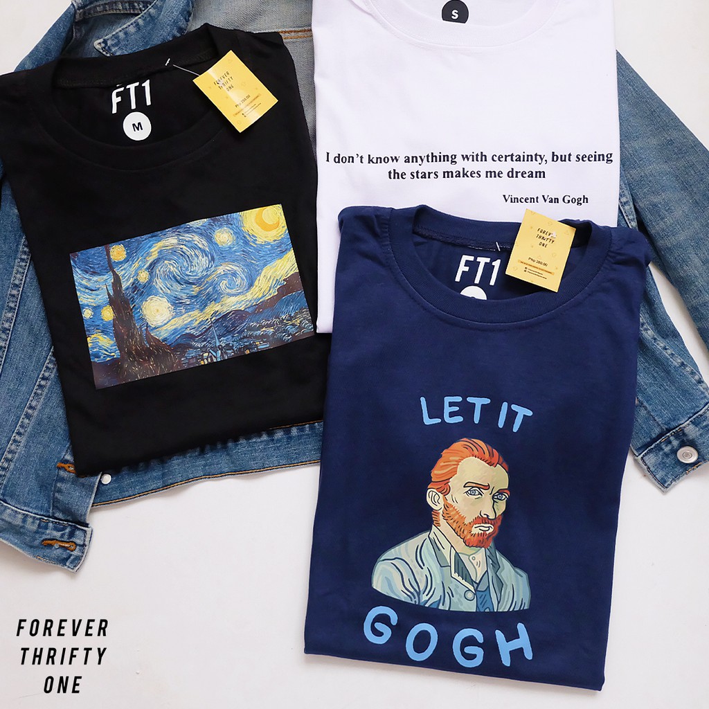 VAN GOGH SHIRTS Aesthetic Shirts Men's Women's Unisex Shirt T-shirt ...