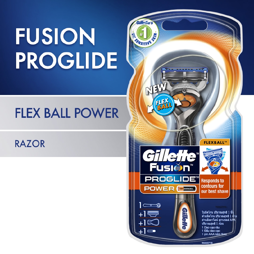 Gillette Fusion Proglide Flexball Power Razor | Shopee Philippines