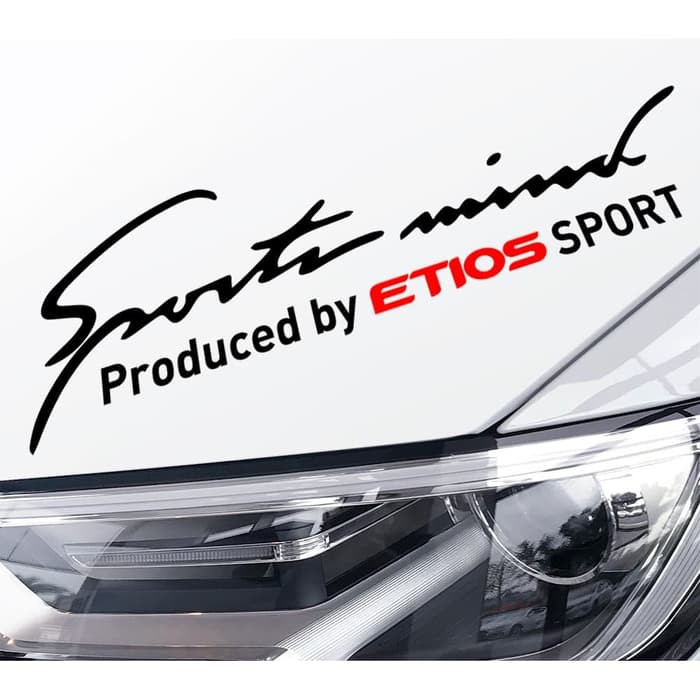 Sportmind ETIOS Hood SPORT Car STICKER | Shopee Philippines