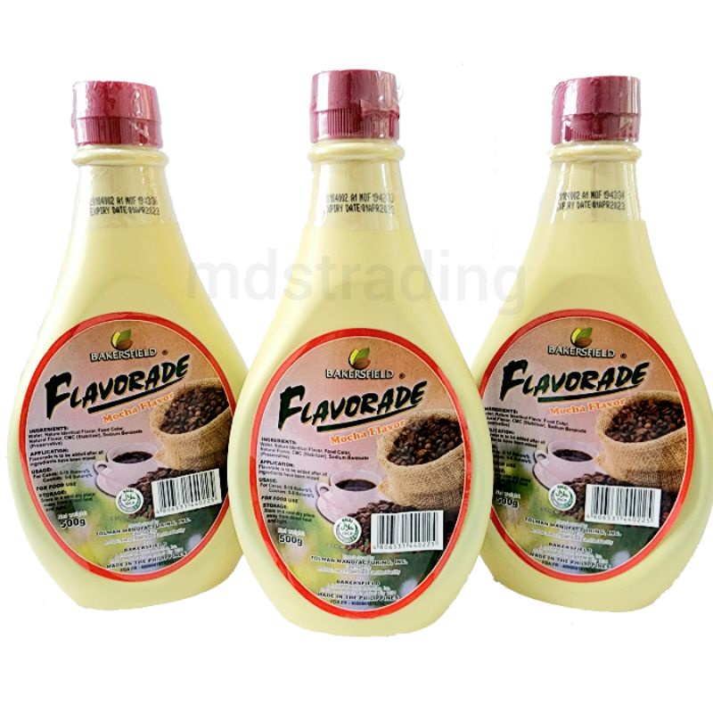 Flavorade Mocha 500ml Bakersfield Flavocol Flavoring Baking Coloring ...