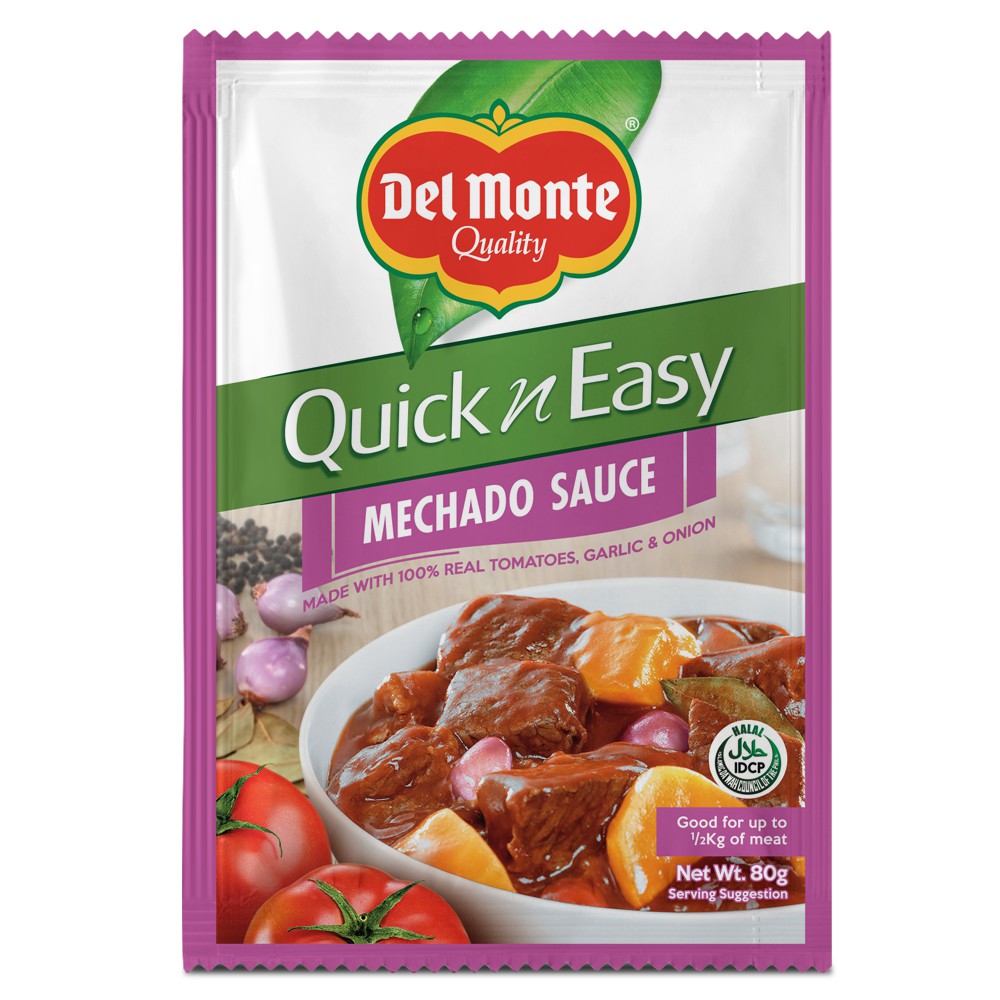 Del Monte Quick n Easy Mechado Sauce to Cook Like an Expert - 80g ...