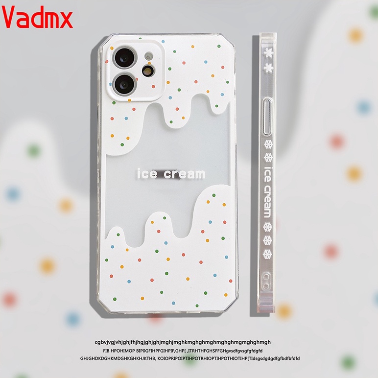 Summer Melting Ice Cream Casing Samsung Galaxy S21 S20 Ultra Plus FE Note 20 Ultra 10 S10 Lite ...