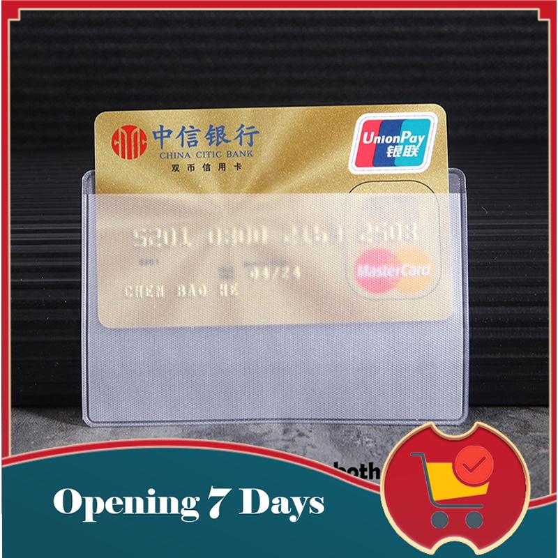 Waterproof Card Holder Plastic Card id Holders Case Protect Credit ...