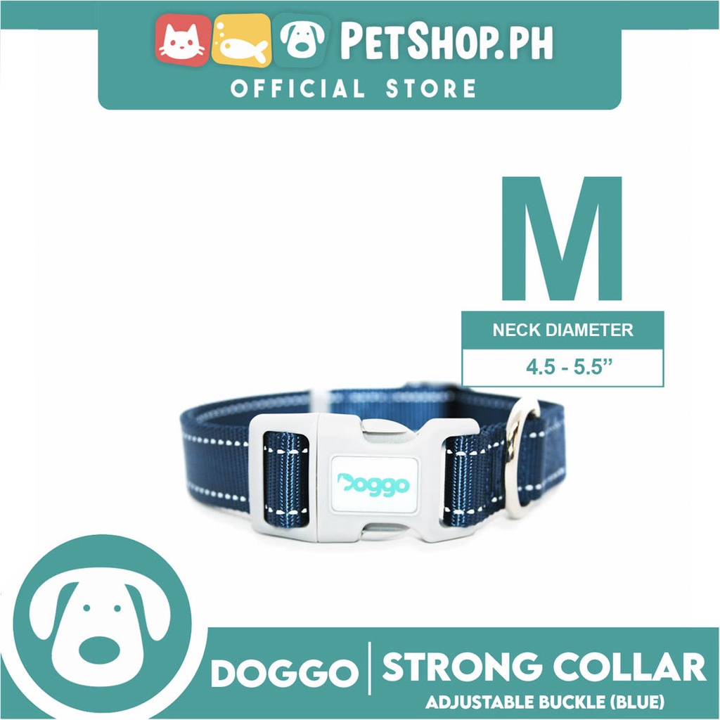 Doggo Strong Collar Medium Size (Blue) Soft And Durable Collar for Your ...