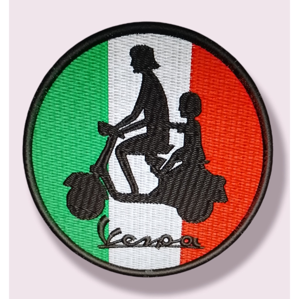 Embroidery/custom LOGO/ VESPA LOGO/PIAGGIO/Flag/SAFETY FIRST/IMI LOGO ...
