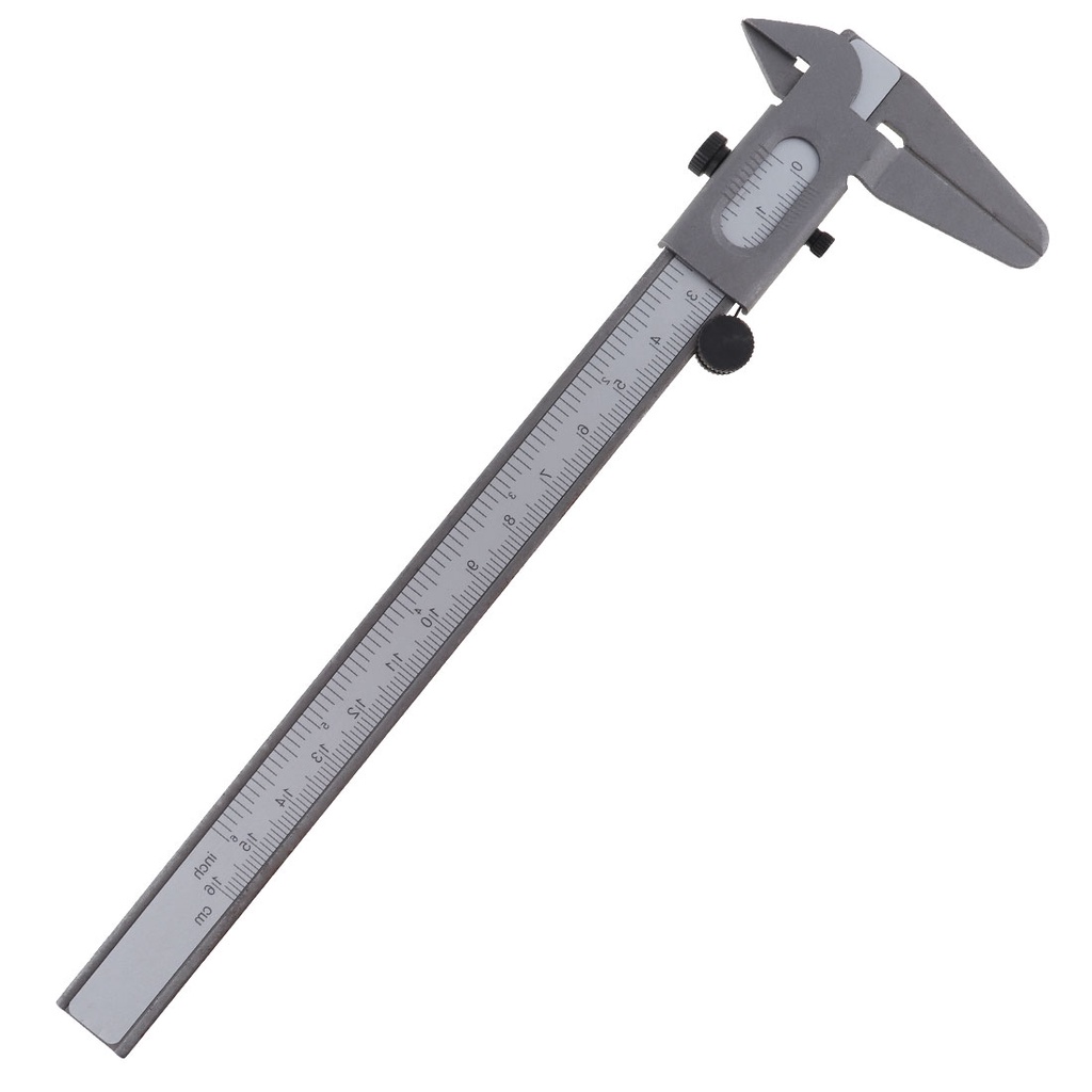 160mm Mini Carbon Steel Vernier Caliper Ruler with 0.1mm / 0.063in ...