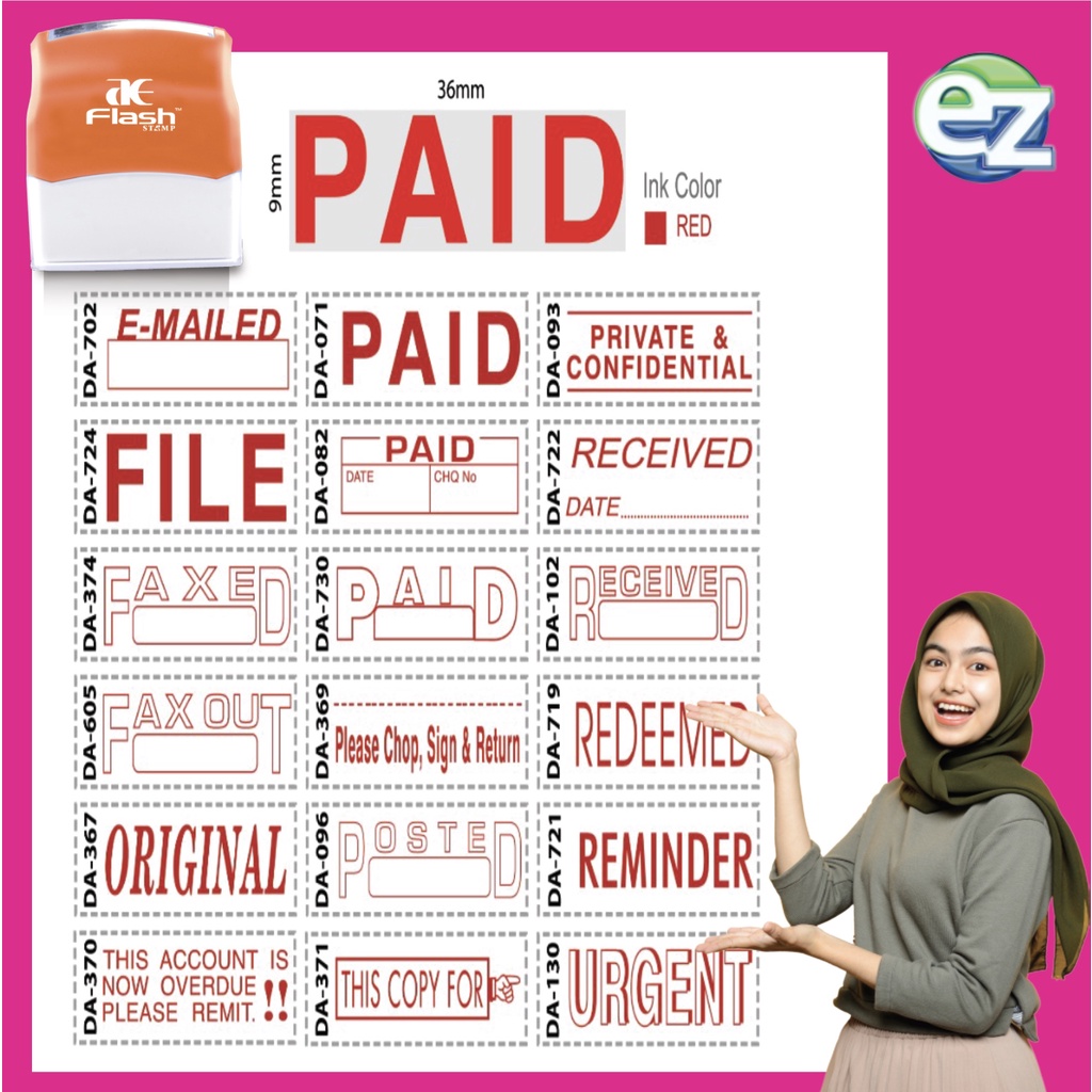 Shop received stamp for Sale on Shopee Philippines