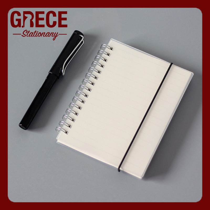 A6/A4 PP Frosted notebook with Rope (handy size) | Shopee Philippines