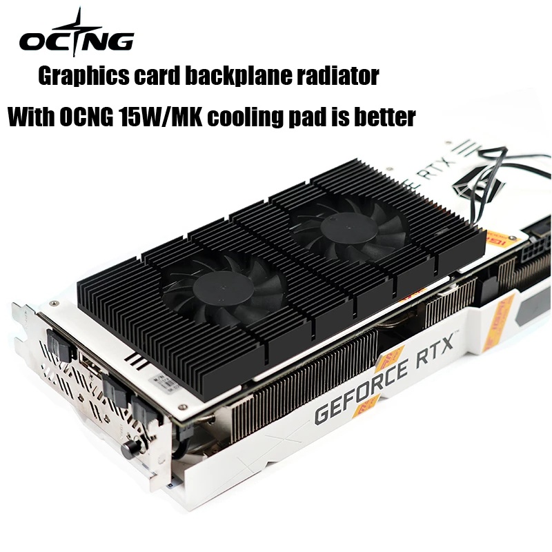OCNG graphics card backplane radiator RTX3090/3080/3070 video memory ...