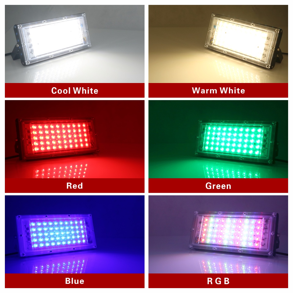 Got Liang Led Flood Light 50W 220V Outdoor Floodlight IP65 Waterproof ...