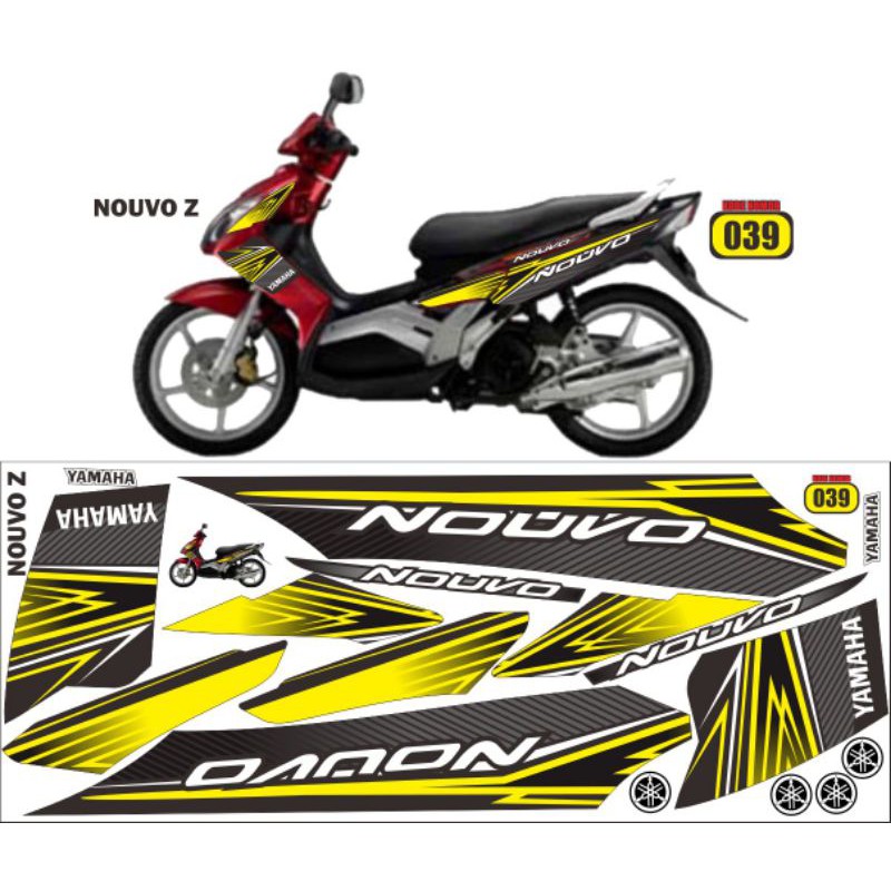 Striping Variation nouvo z/nouvo z striping/yamaha nouvo z/is | Shopee ...
