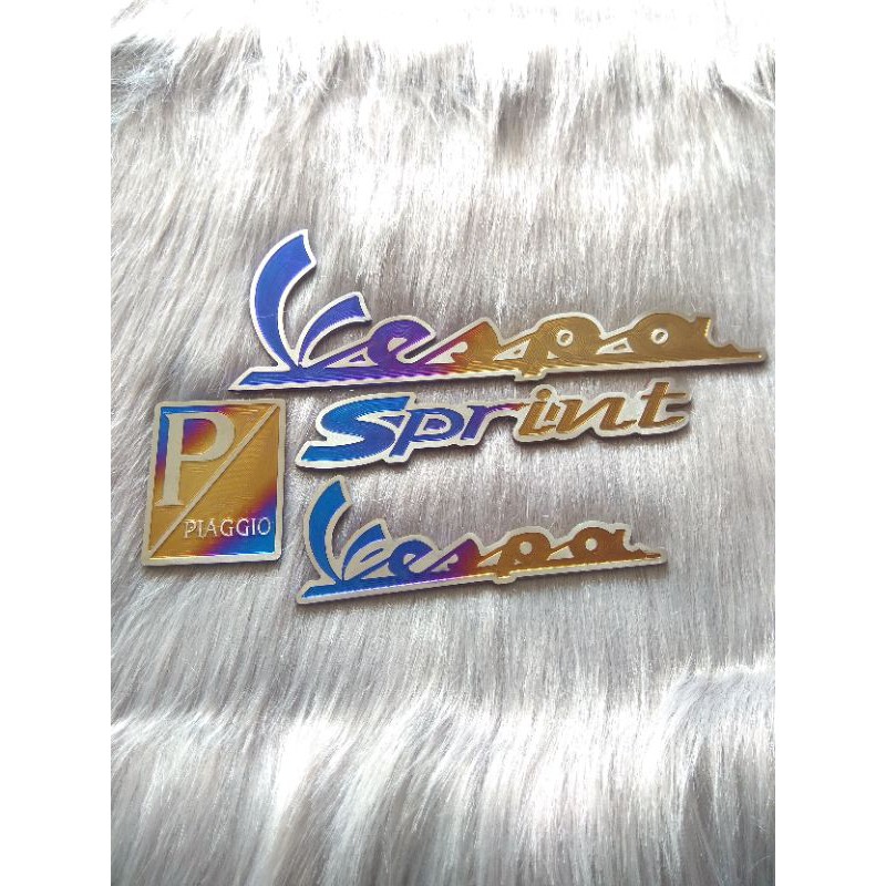 Vespa titanium lettering set | Shopee Philippines