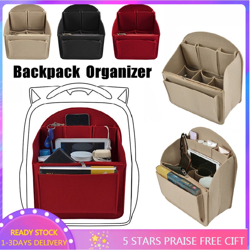 【delivery】Backpack Liner Bag Multi Divider Inner Bag Organizer ...