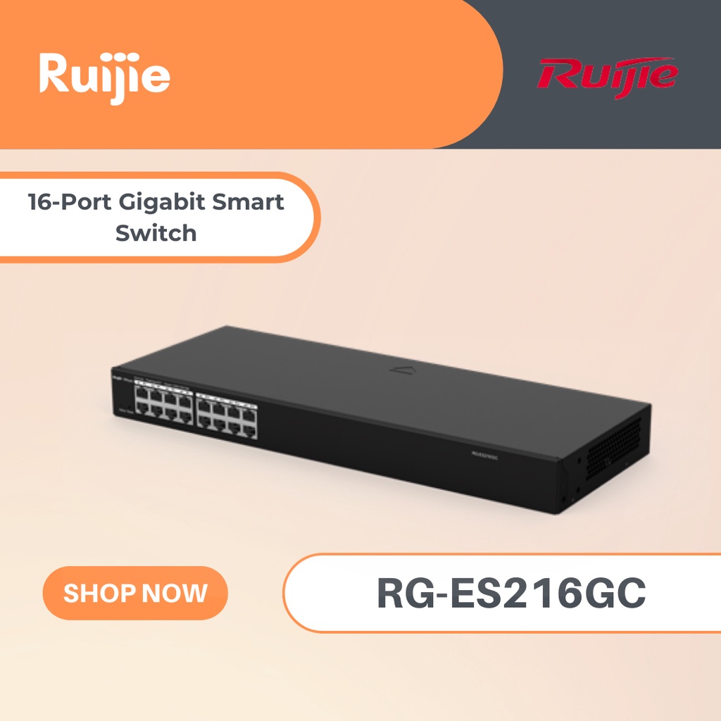 Reyee Cloud Managed Switch for IP surveillance | Ruijie | Gigabit Smart ...