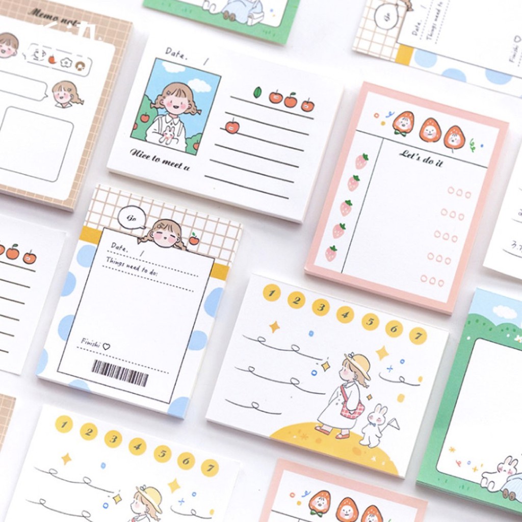 Ari's Summer Note Pad ️ 50 Sheets Notepad Memopad Paper Mimislan ...