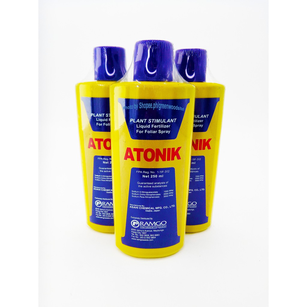 ATONIK Plant Stimulant Liquid Nutrients For Foliar Spray (250 ml) GW_S3 ...