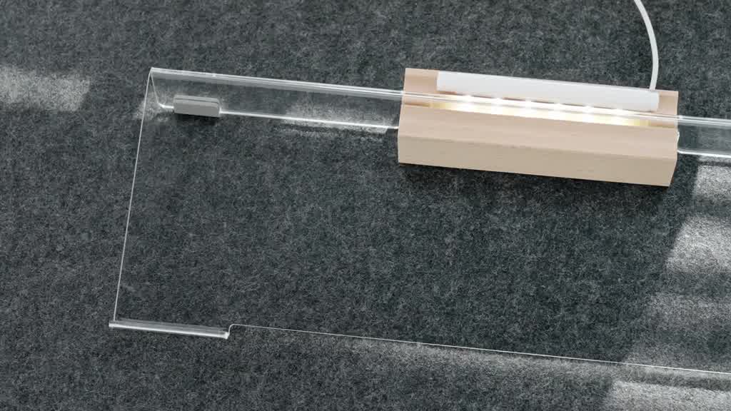 Fantasy UP Computer Keyboard Stand Acrylic Keyboard Riser for Desk ...