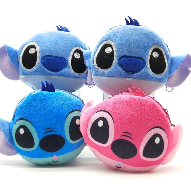 Stitch Plush Purse Coin Cartoon Cute Plush holder Card set Pack Coin ...