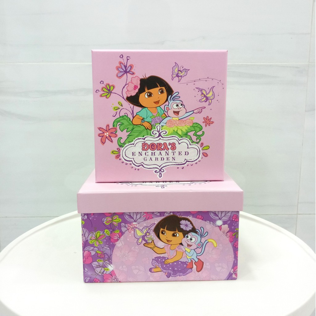 Dora The Explorer Multipurpose Storage Box/Box 2-380 | Shopee Philippines
