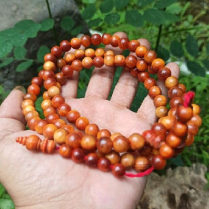 KAYU Super king agathis wooden prayer beads 10 mm | Shopee Philippines