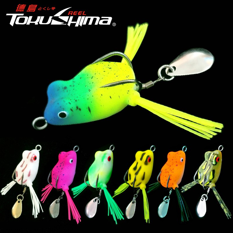 1Pcs Mini Soft Frog 3cm/4.2g Soft Plastic Frog Floating Bait 3D Eyes ...