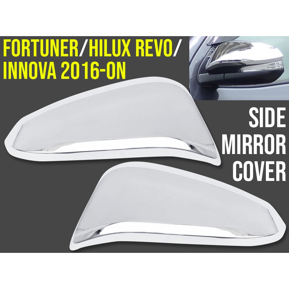 Fortuner / Hilux / Innova 2016-2025 Chrome Side mirror cover 1 set 2 ...