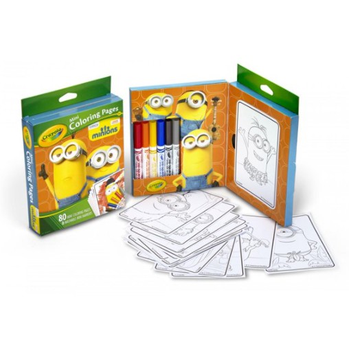 Introduction To crayola The minion 6 minion Marker Set And 80 Page ...